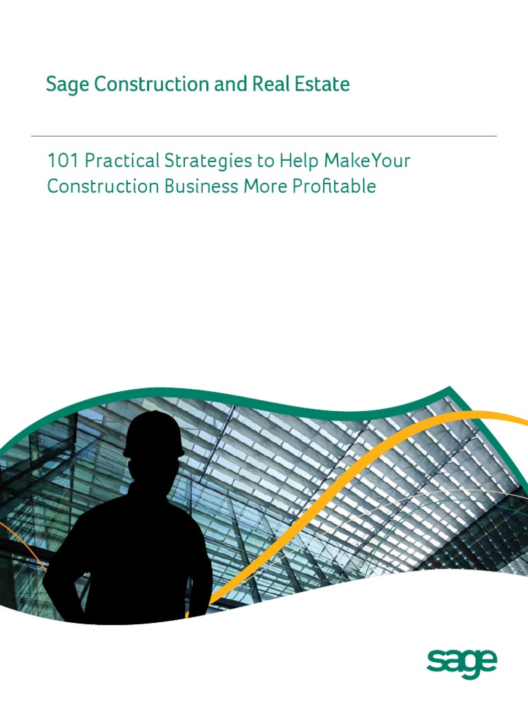 101 Practical Strategies For Construction Profit PDF | PDF | General ...
