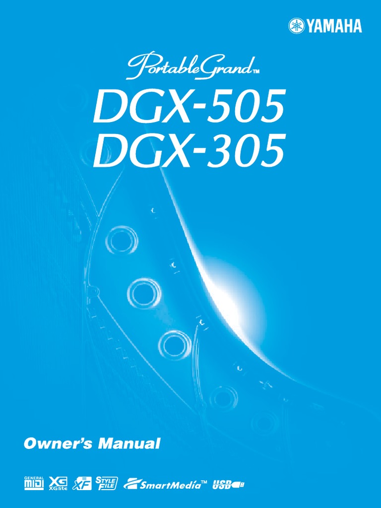 DGX-305 Manual PDF | PDF | Usb | Electronics