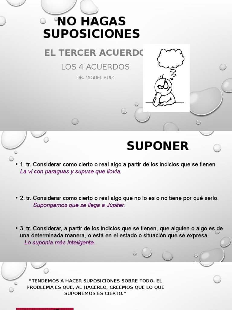 No Hagas Suposiciones | PDF | Relaciones personales, crianza y ...