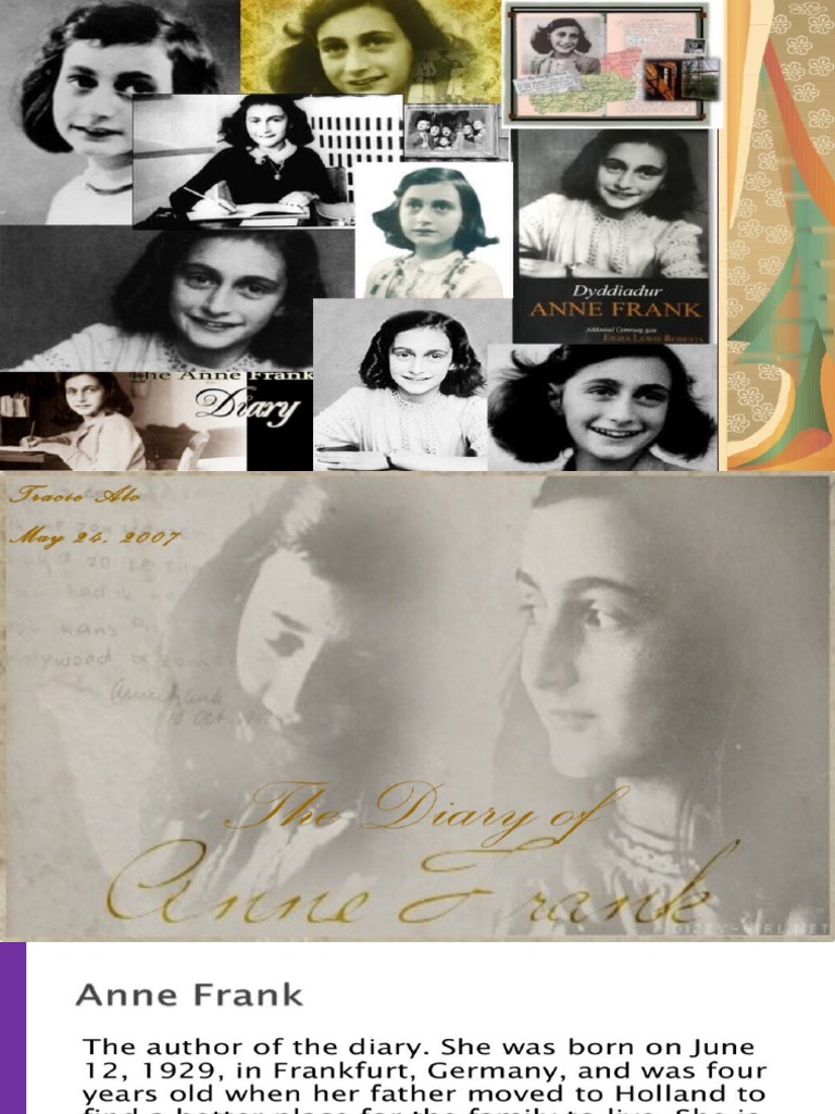 Anne Frank PPT With Text | PDF