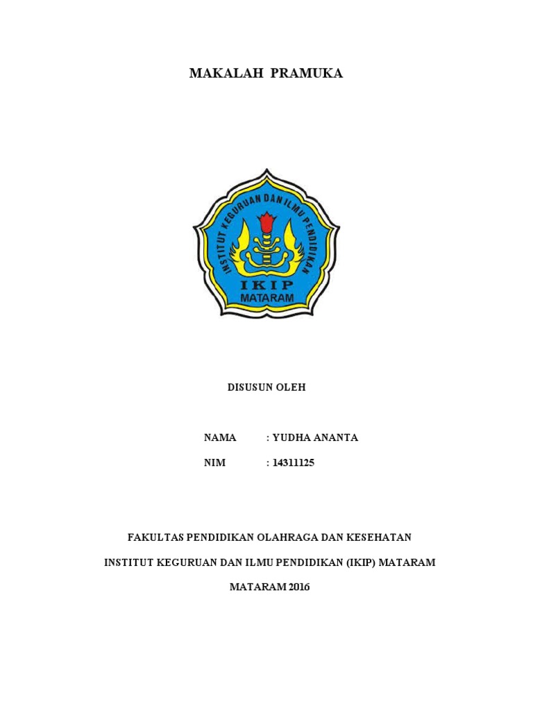 Pramuka: Membangun Pemimpin Masa Depan | PDF