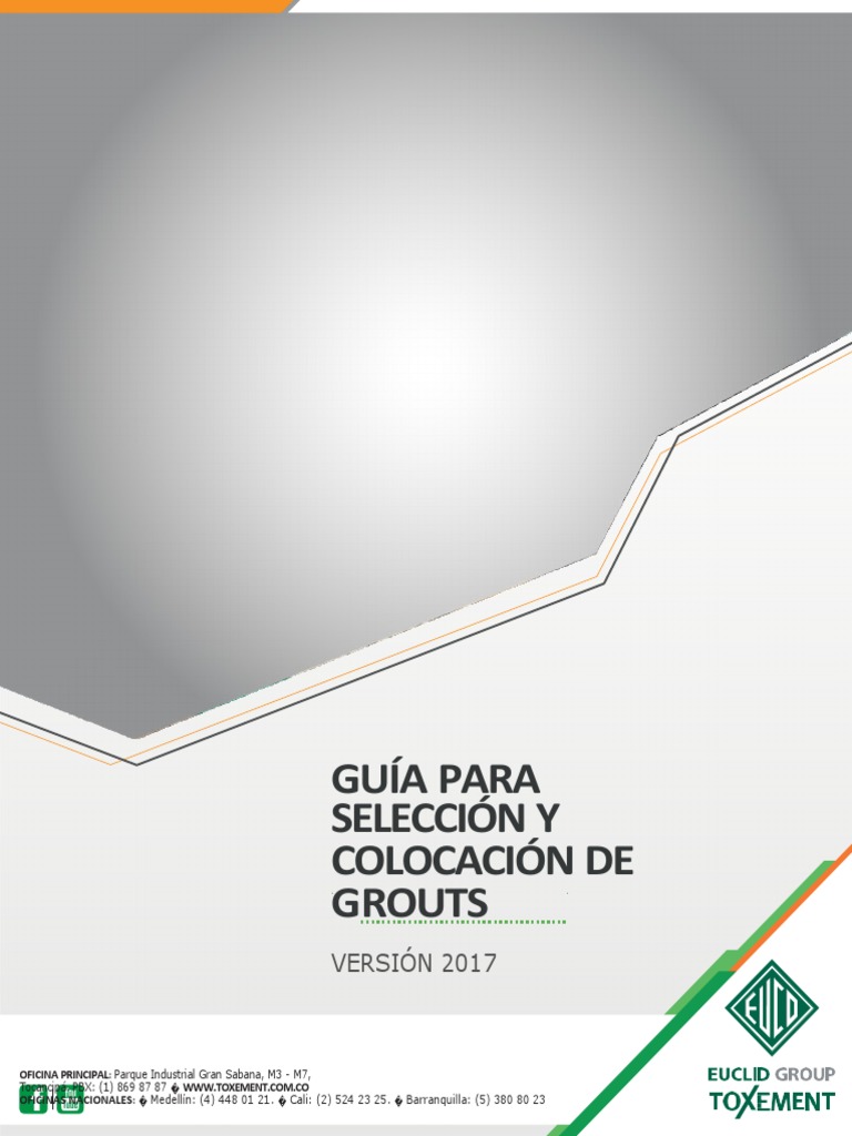 Guía de Selección y Uso de Grouts | PDF | Hormigón | Cemento