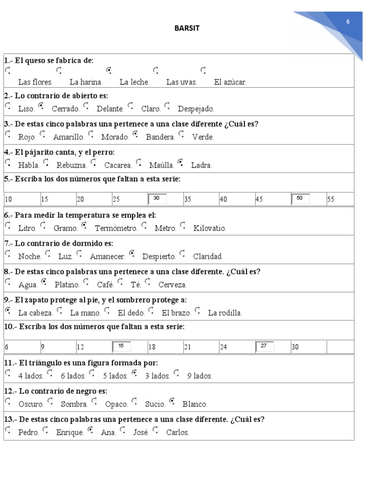 PRUEBA BARSIT. AURAdocx | PDF | Naturaleza