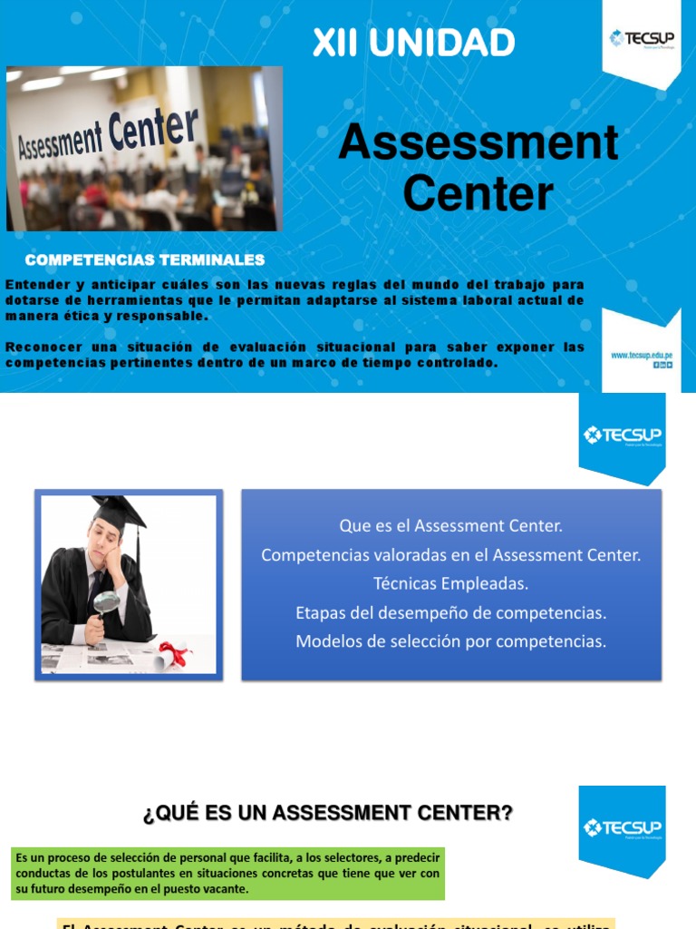12 Assessment Center PDF | PDF | Gestión de recursos humanos | Evaluación