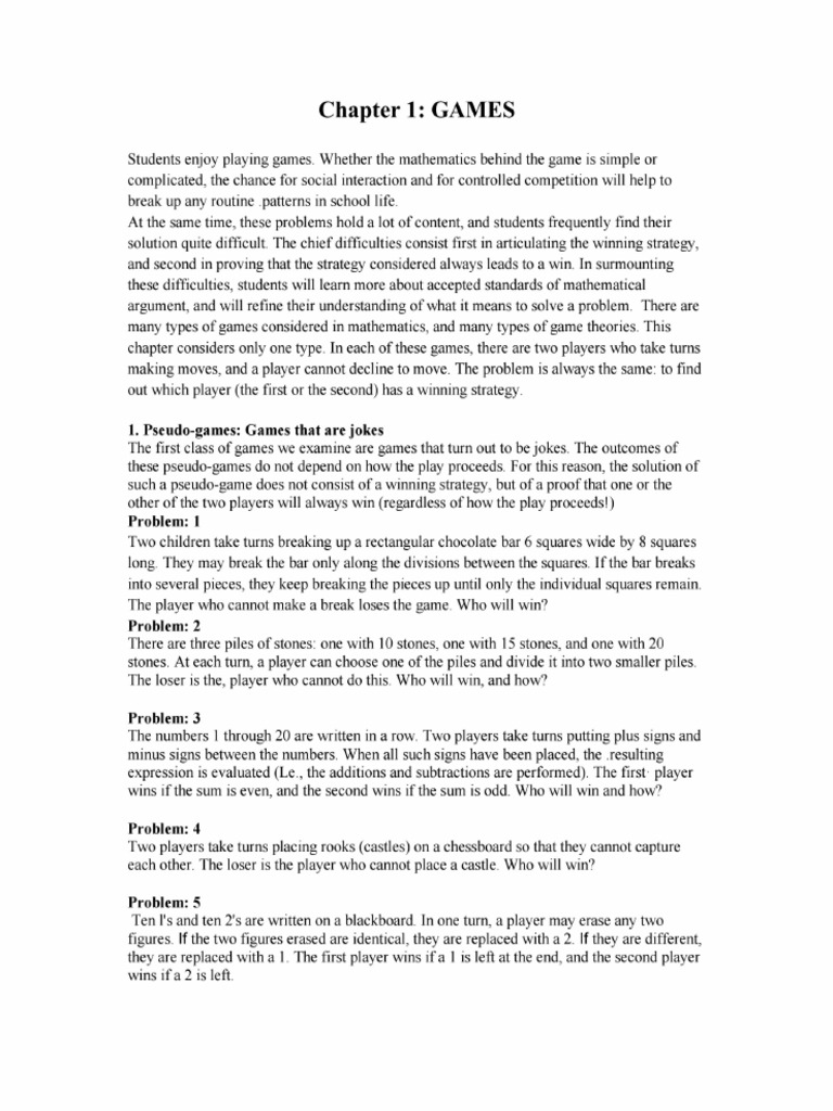 Games | PDF