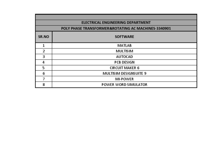 Electrical Engineering Department Poly Phase Transformer&Rotating Ac ...