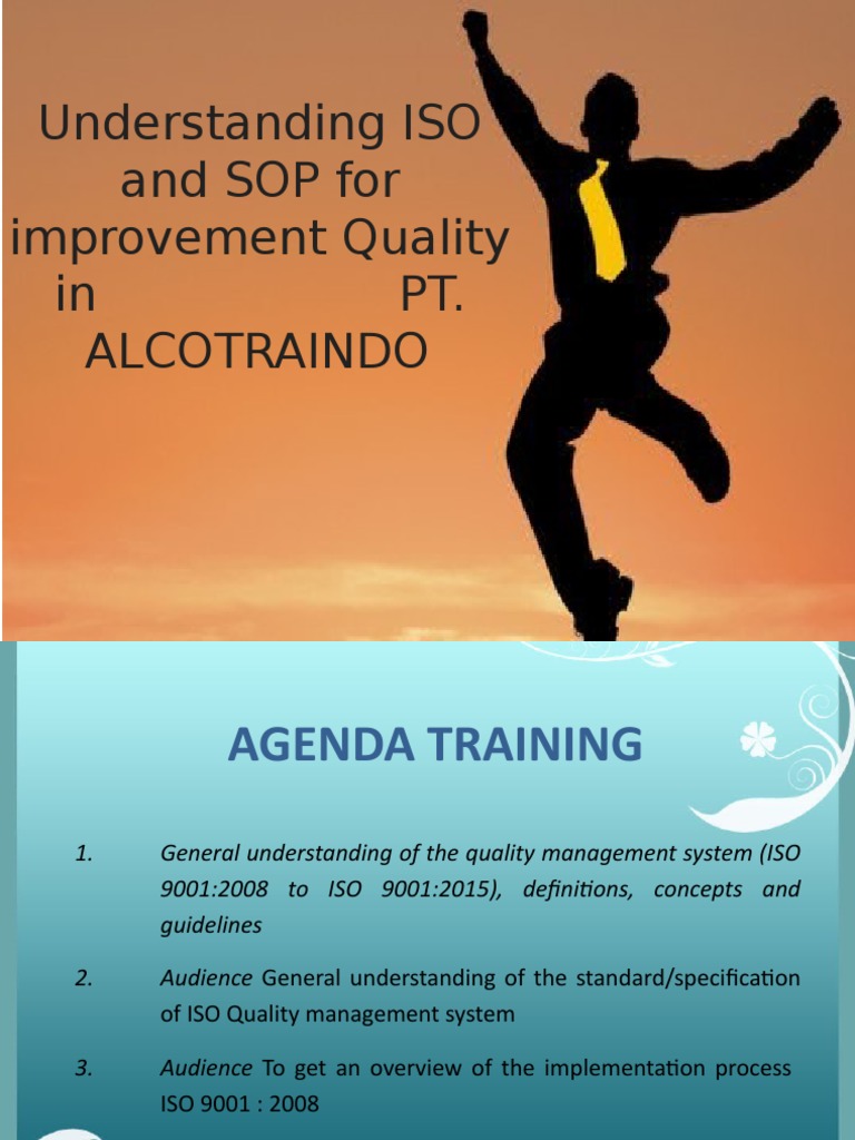 Understanding ISO and SOP For Improvement Quality in Pt. Alcotraindo | PDF