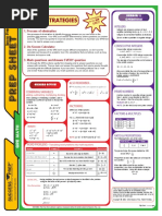 GRE Math Cheat Sheet | PDF | Area | Graduate Record Examinations