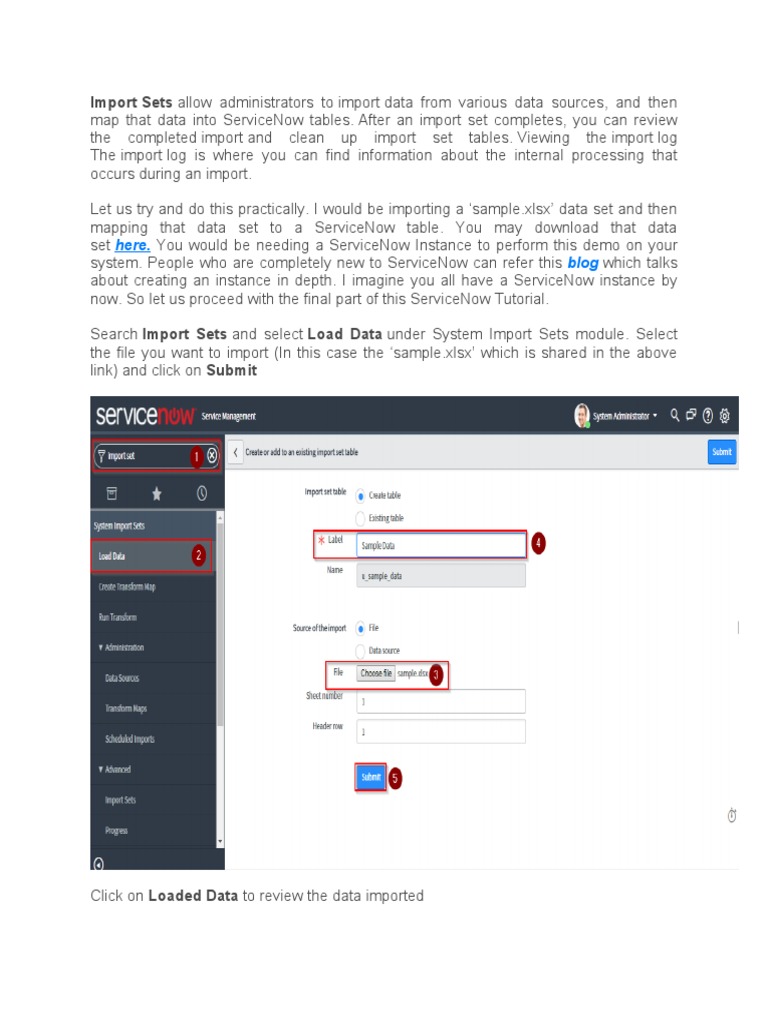 Import Sets Allow Administrators To Import Data From Various Data ...