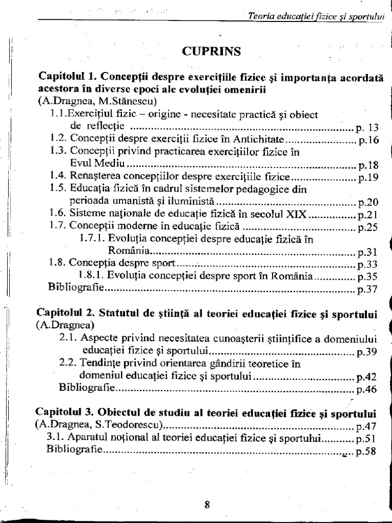 Adrian Dragnea - Teoria Educatiei Fizice Si Sportului | PDF