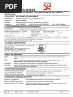Shutter Oil MSDS | PDF | Science & Mathematics | Technology & Engineering
