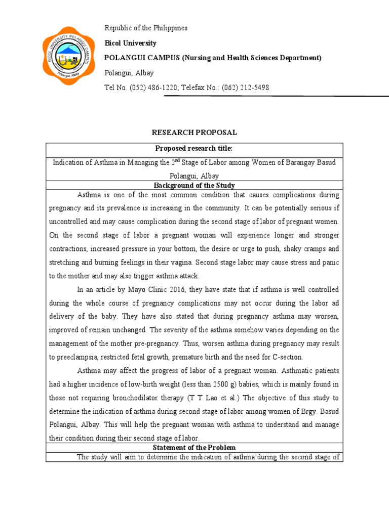 Bicol University Polangui Campus | PDF | Childbirth | Pregnancy