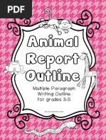 Writing an Effective Animal Report | PDF | Adaptation | Wasp