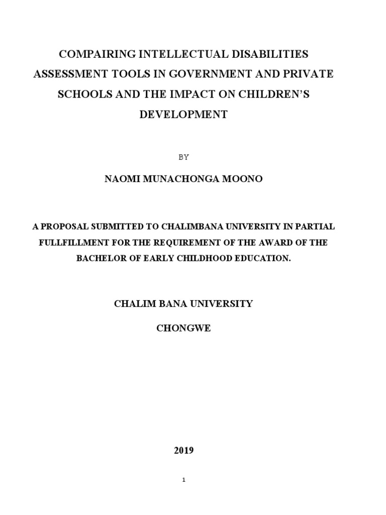 Intellectual Disability Tools - ECE | PDF | Special Education ...