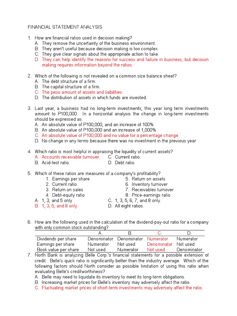 FS Analysis Simulated | PDF | Investing | Dividend