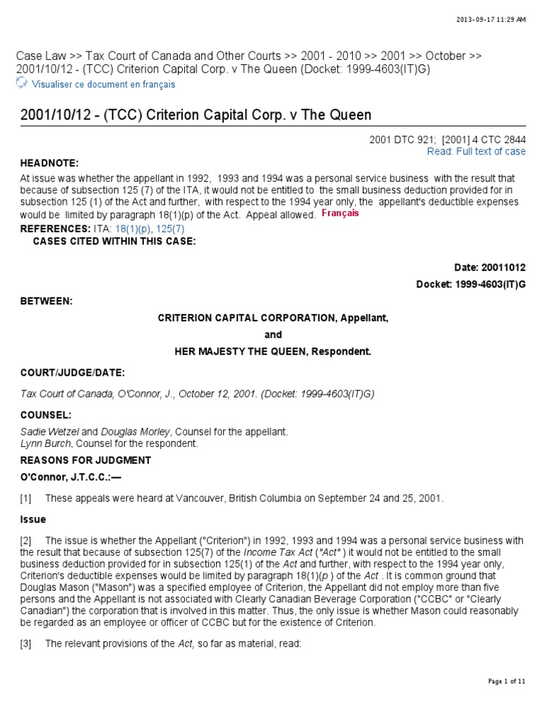 Criterion Capital | PDF | Independent Contractor | Employment