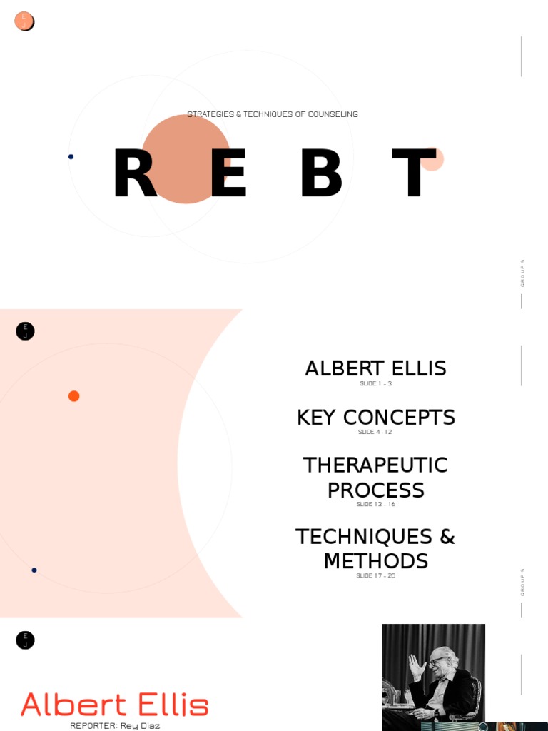 R E B T: Strategies & Techniques of Counseling | PDF | Rational Emotive ...