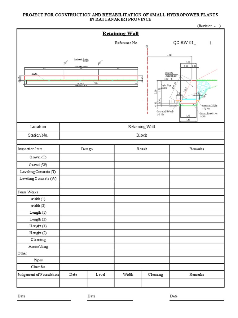 Retaining Wall | PDF | Economic Sectors | Architectural Design