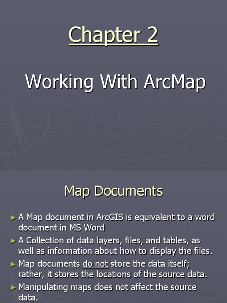 Working With Arcmap | PDF | Computing | Information Science