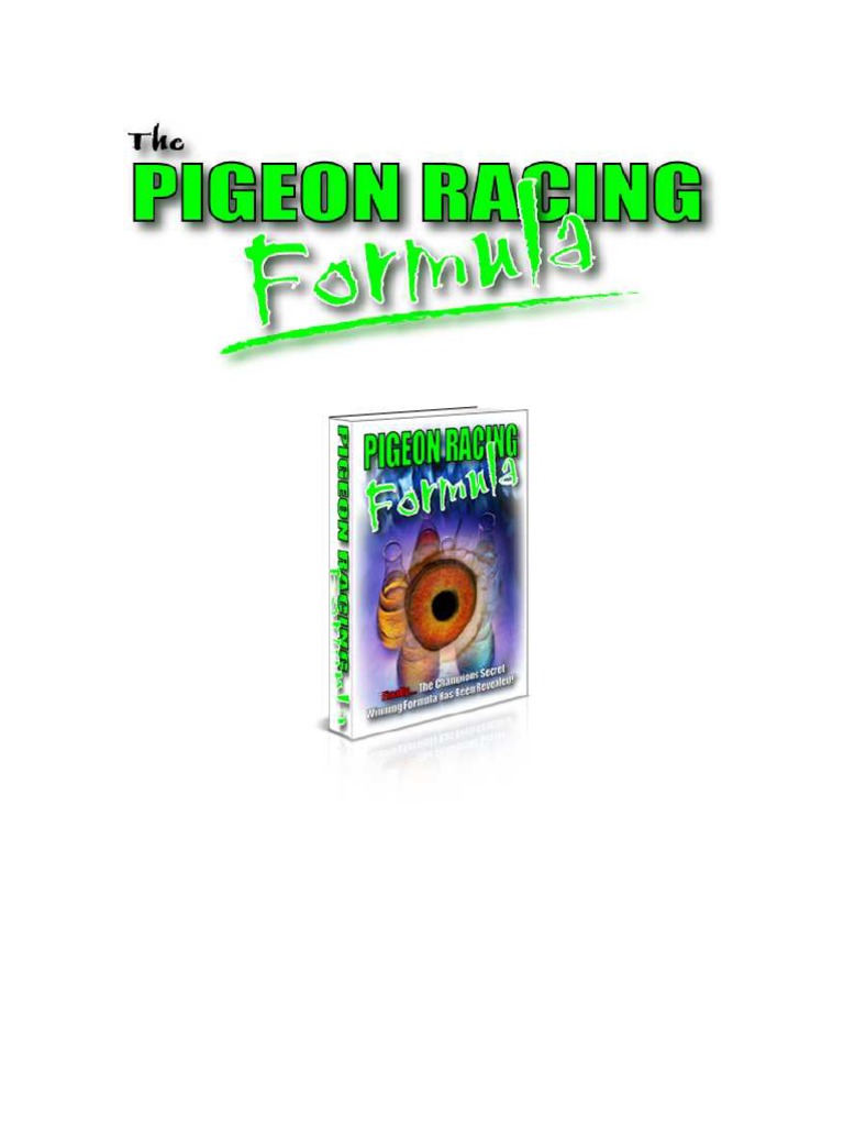 Pigeon Racing Formula | PDF | Beak | Birds