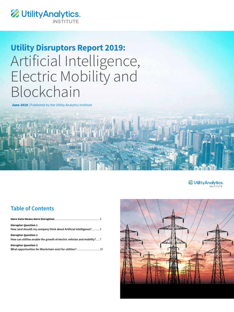 Artificial Intelligence, Electric Mobility and Blockchain: Utility ...