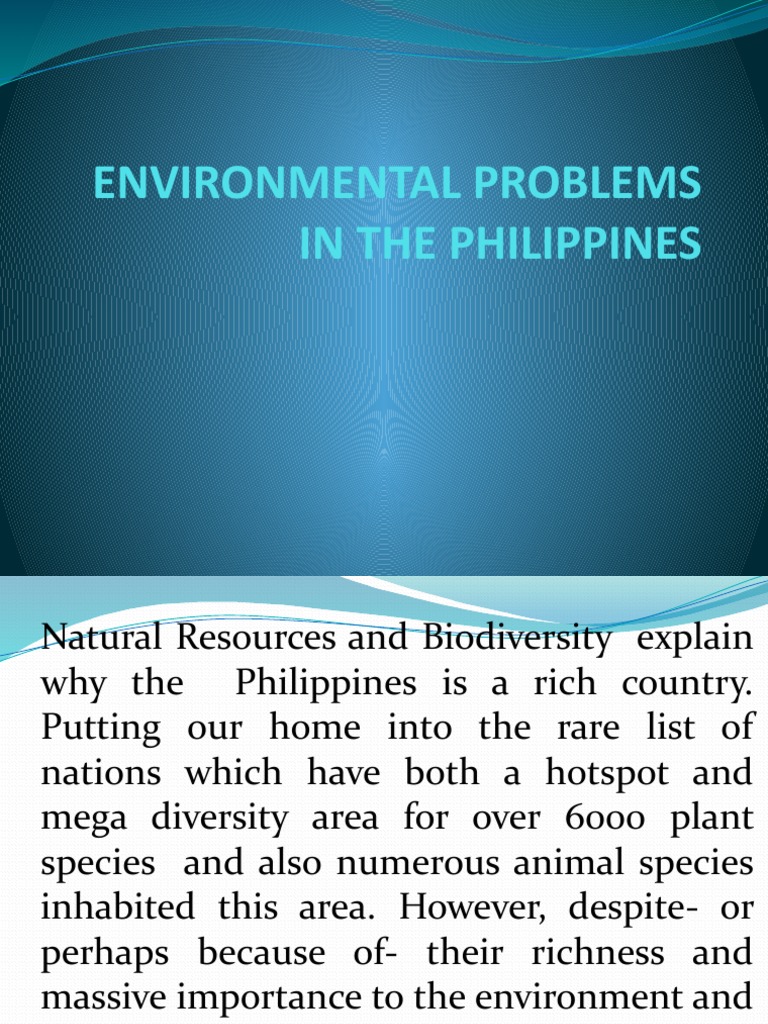 Major Environmental Issues in the Philippines | PDF | Smog | Air Pollution