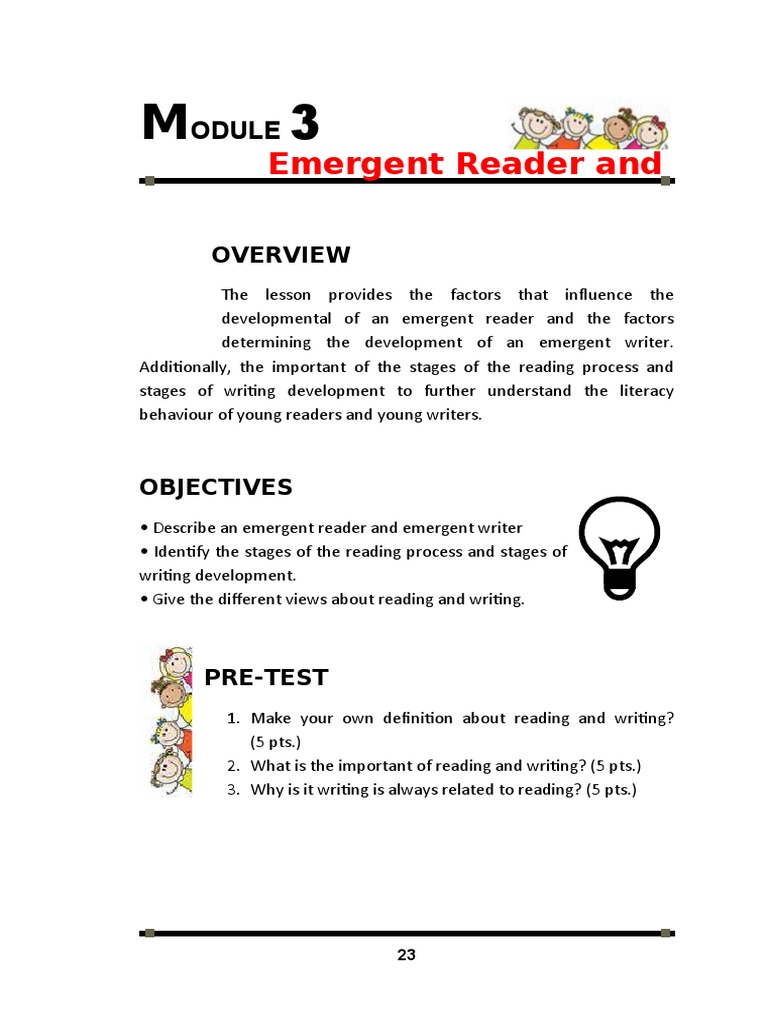 Module 3: Developmental Reading | Download Free PDF | Learning To Read ...