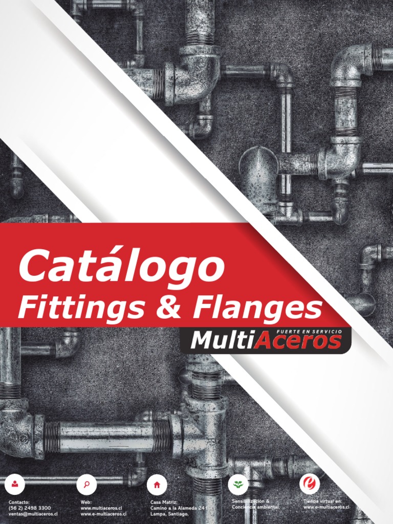 Catálogo Fittings Flanges MultiAceros 2019 | PDF | Tornillo | Acero