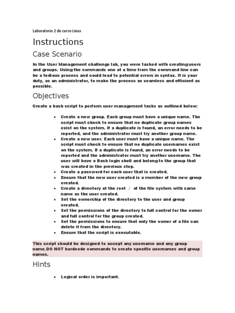 Practica Final 2 de Curso Linux | PDF | User (Computing) | Superuser