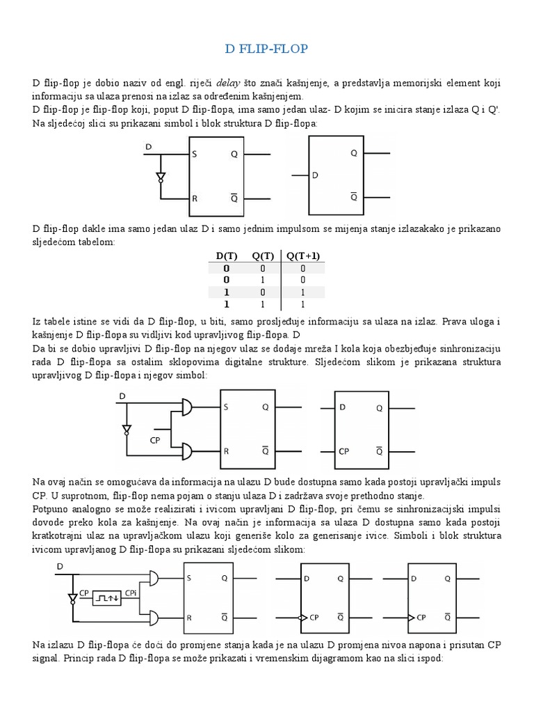 IDE III 1-5 - D Flip-Flop | PDF