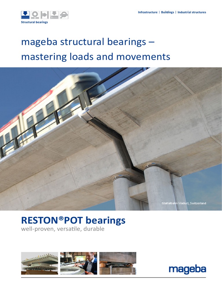 Mageba Structural Bearings - Mastering Loads and Movements | PDF ...