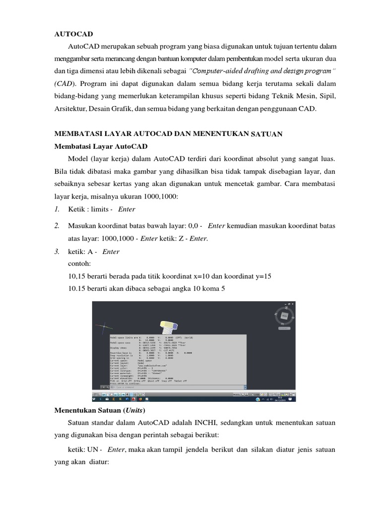 Panduan AUTOCAD | PDF