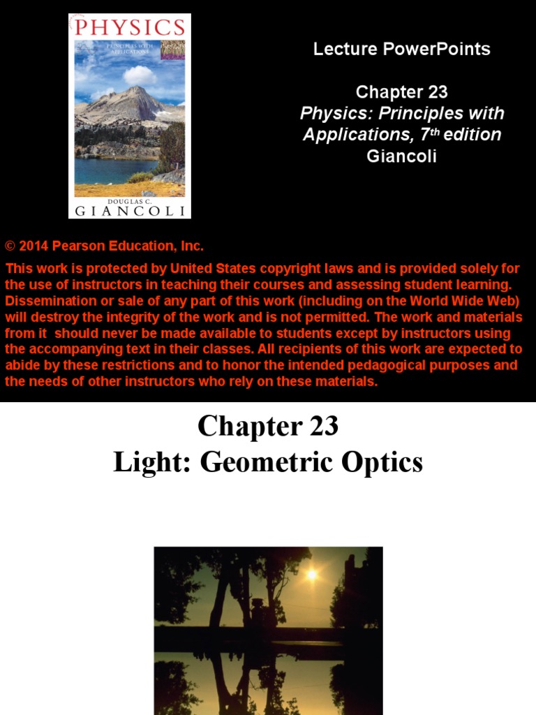 Lecture Powerpoints: Physics: Principles With Applications, 7 Edition ...