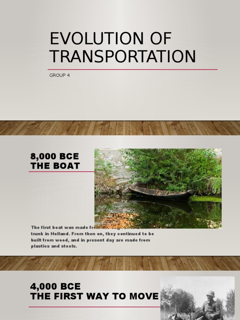 Evolution of Transportation | PDF | History