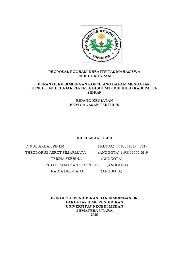 PKM GT BK Belajar | PDF