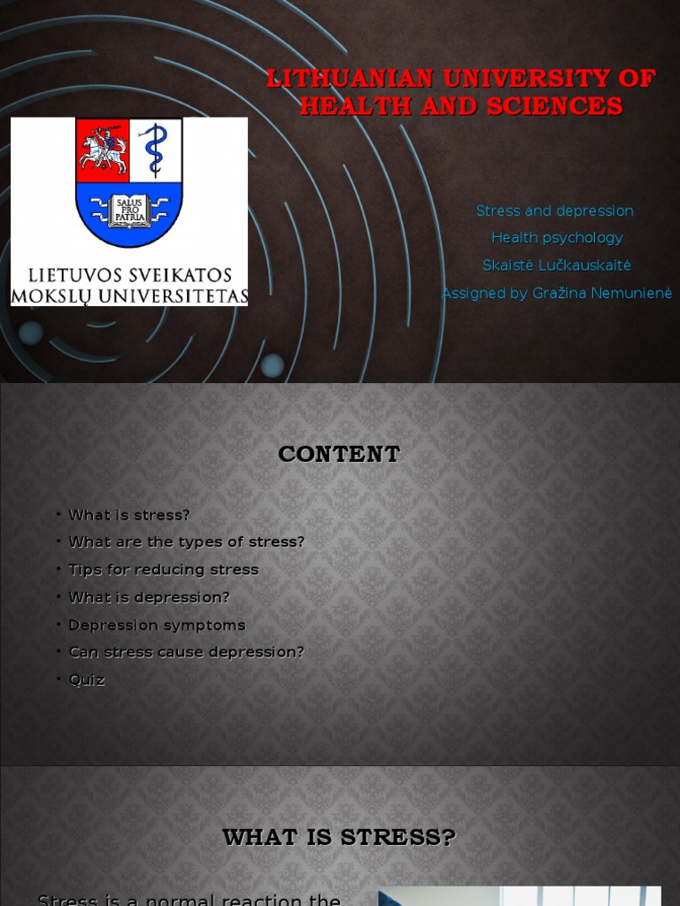 An Overview of Stress, Depression, and Their Relationship: A Guide for ...