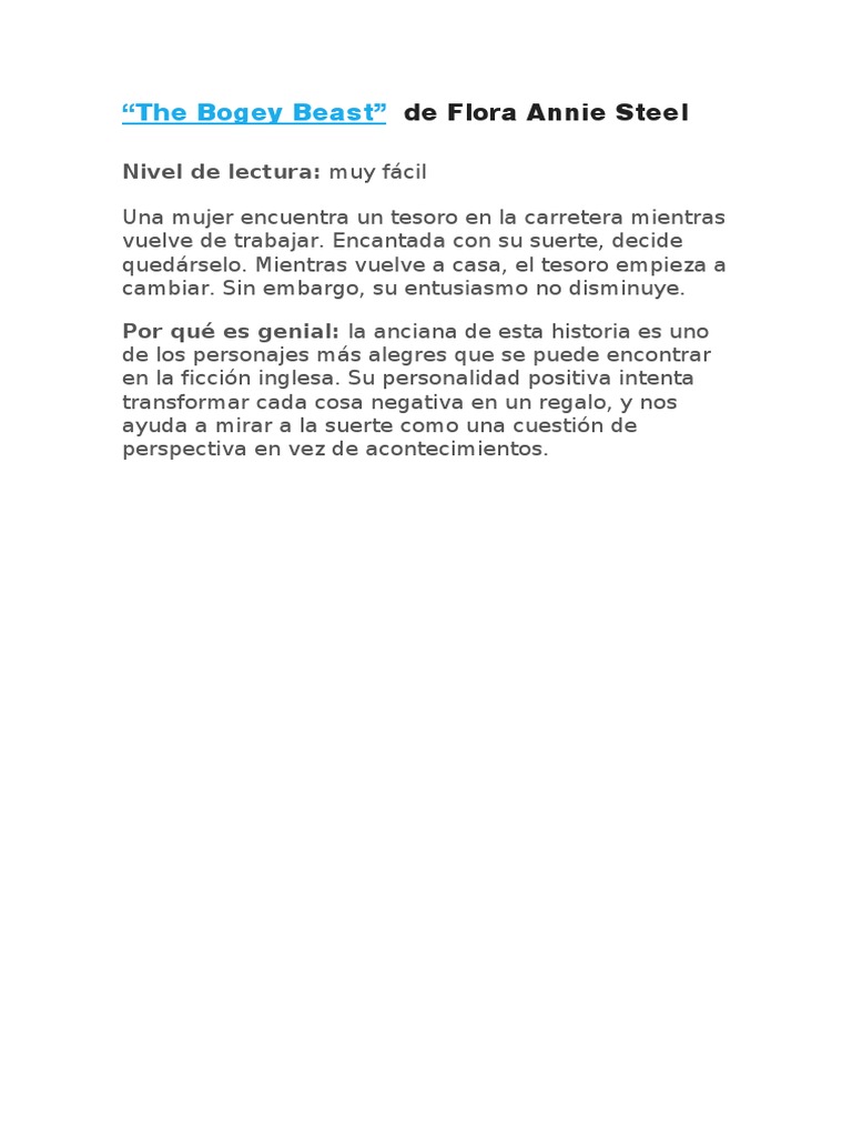 The Bogey Beast | PDF