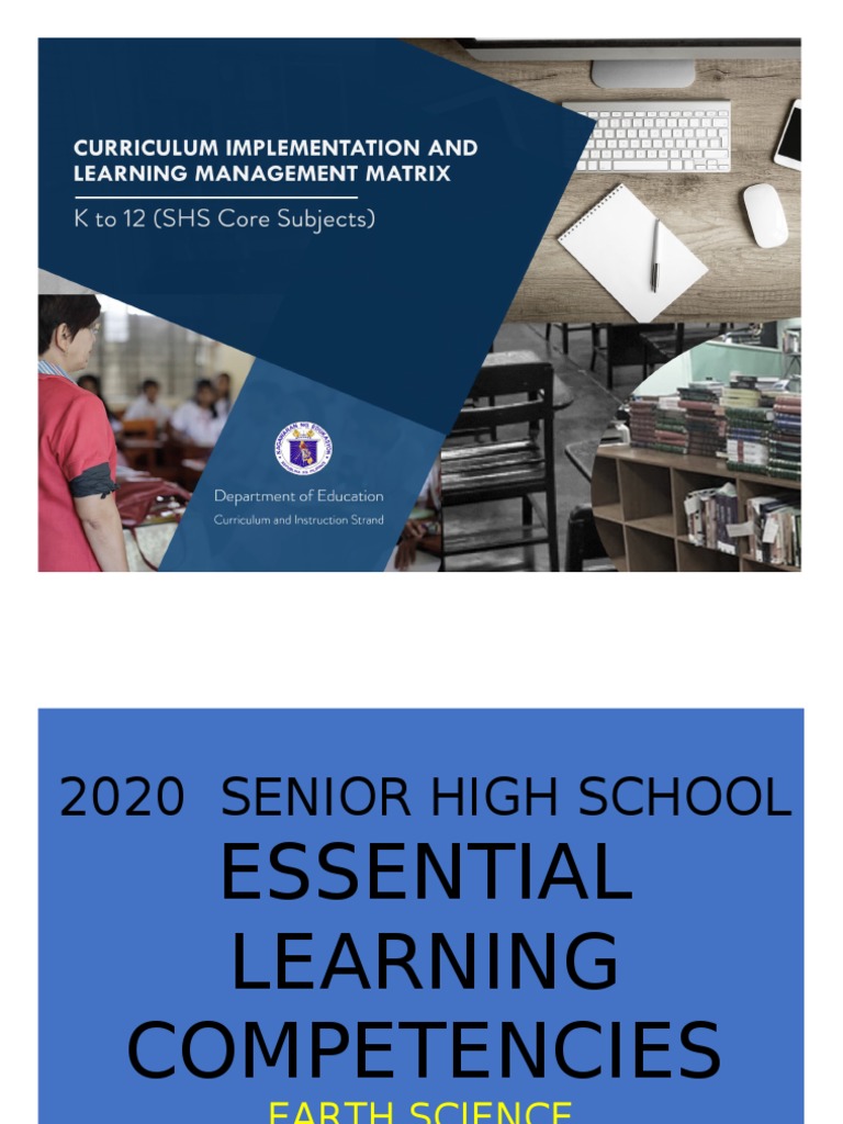 Earth Science Essential Learning Competencies 2020 | PDF | Rock ...