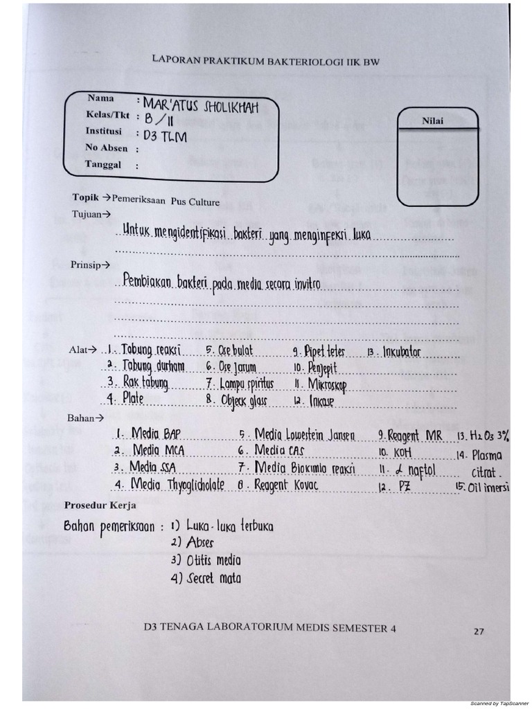 Ex Lap PUS | PDF