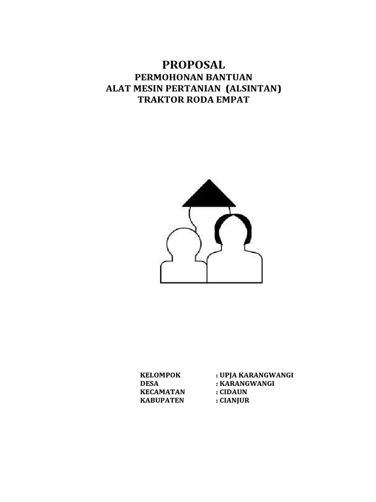 PROPOSAL Alsintan UPJA Karangwangi | PDF