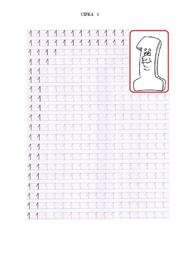 Cifrele Punctate 1-5 | PDF