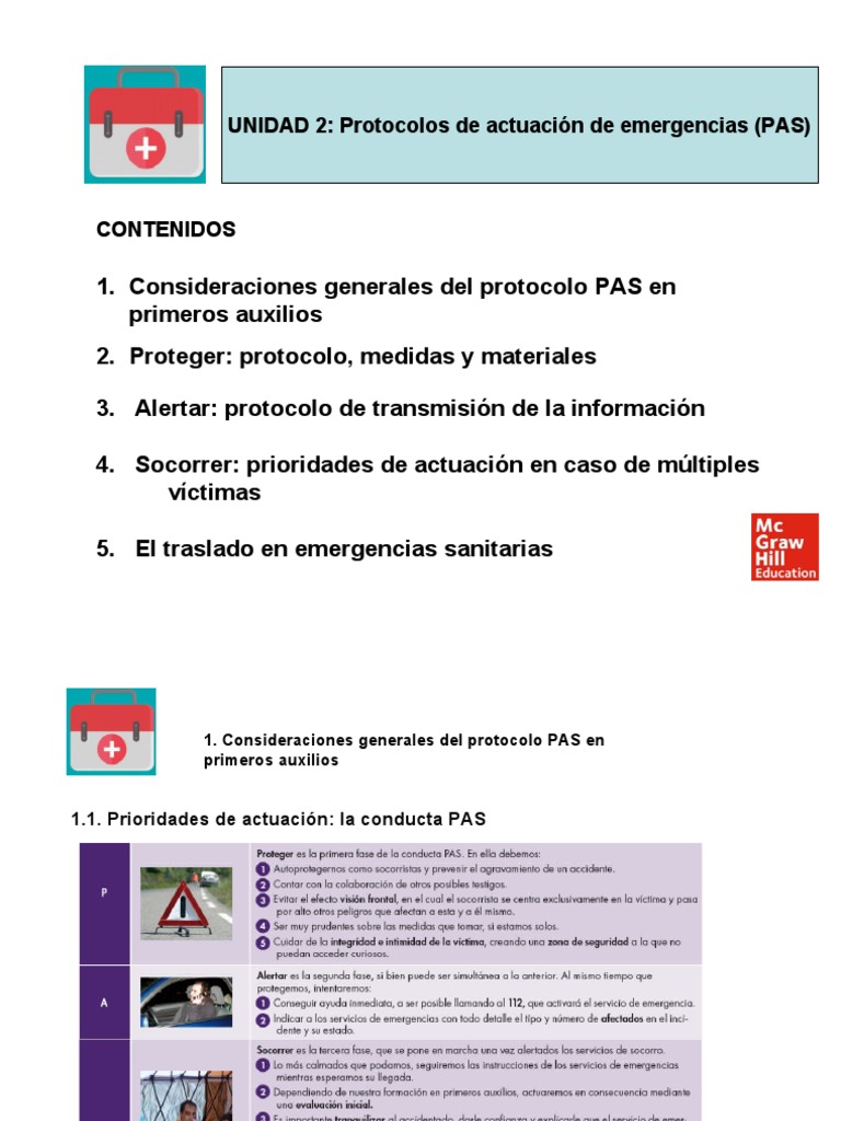 Protocolos de Actuacion de Emergenicas-Pas | PDF | Primeros auxilios ...