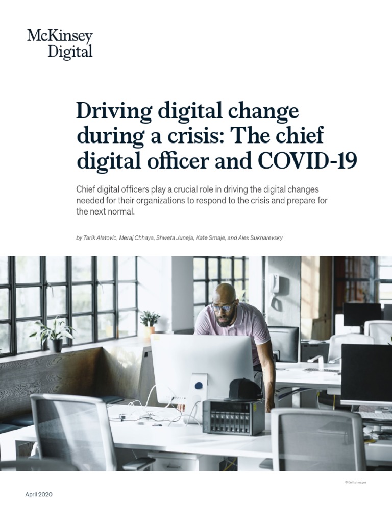 Driving Digital Change During A Crisis The Chief Digital Officer and COVID 19 | PDF ...