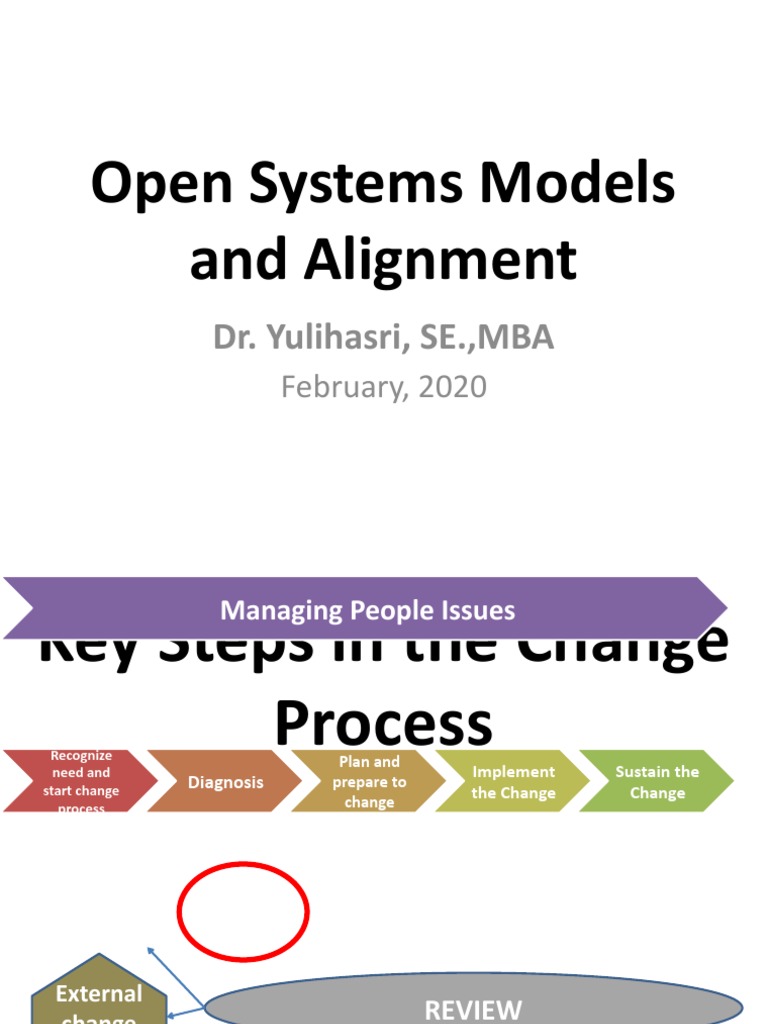Open Systems Models for Organizational Change | PDF | System ...