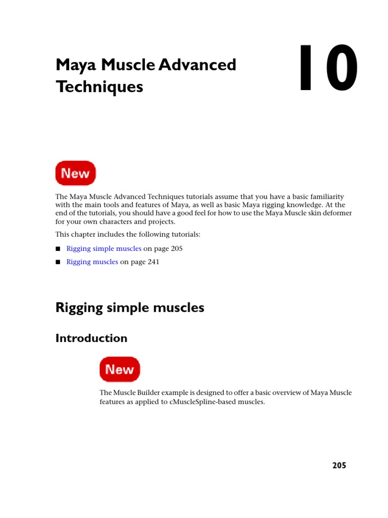 Maya Muscle Advanced Techniques | PDF | Shape | Muscle