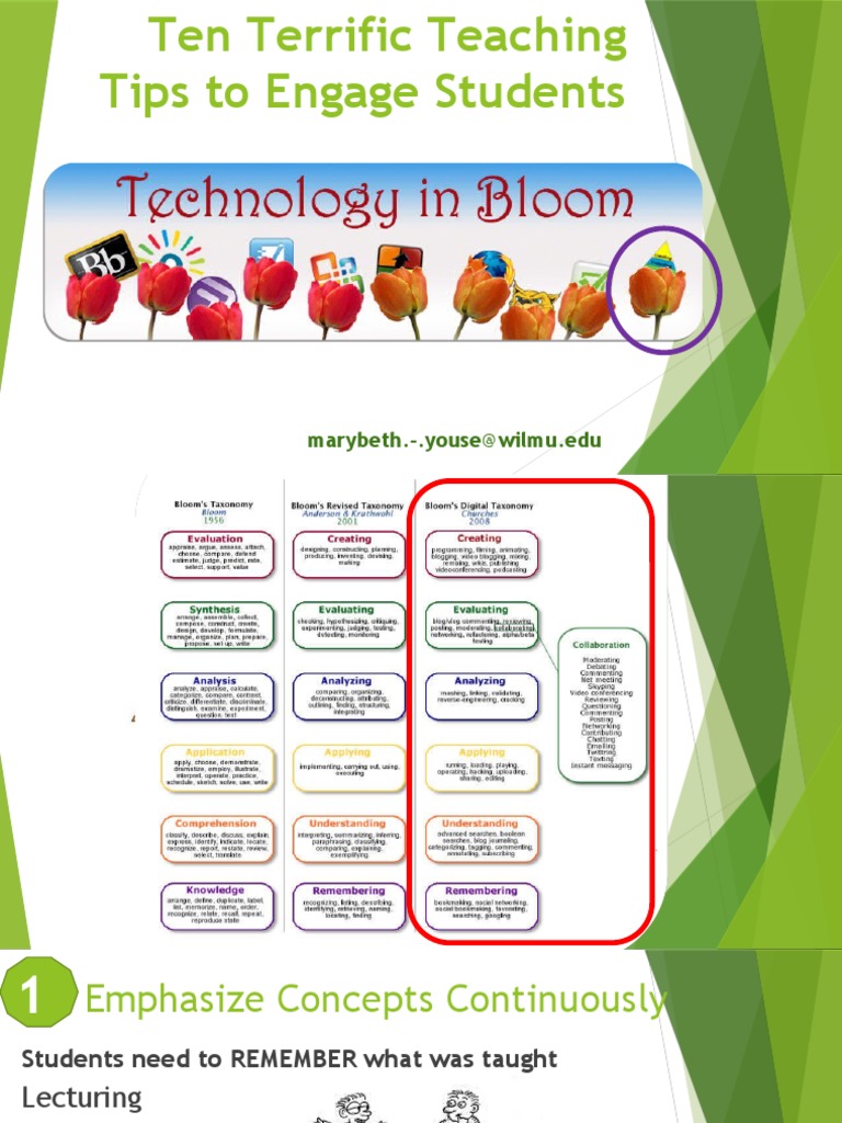 10 Terrific Teaching Tips To Engage Students | PDF | Project Based ...