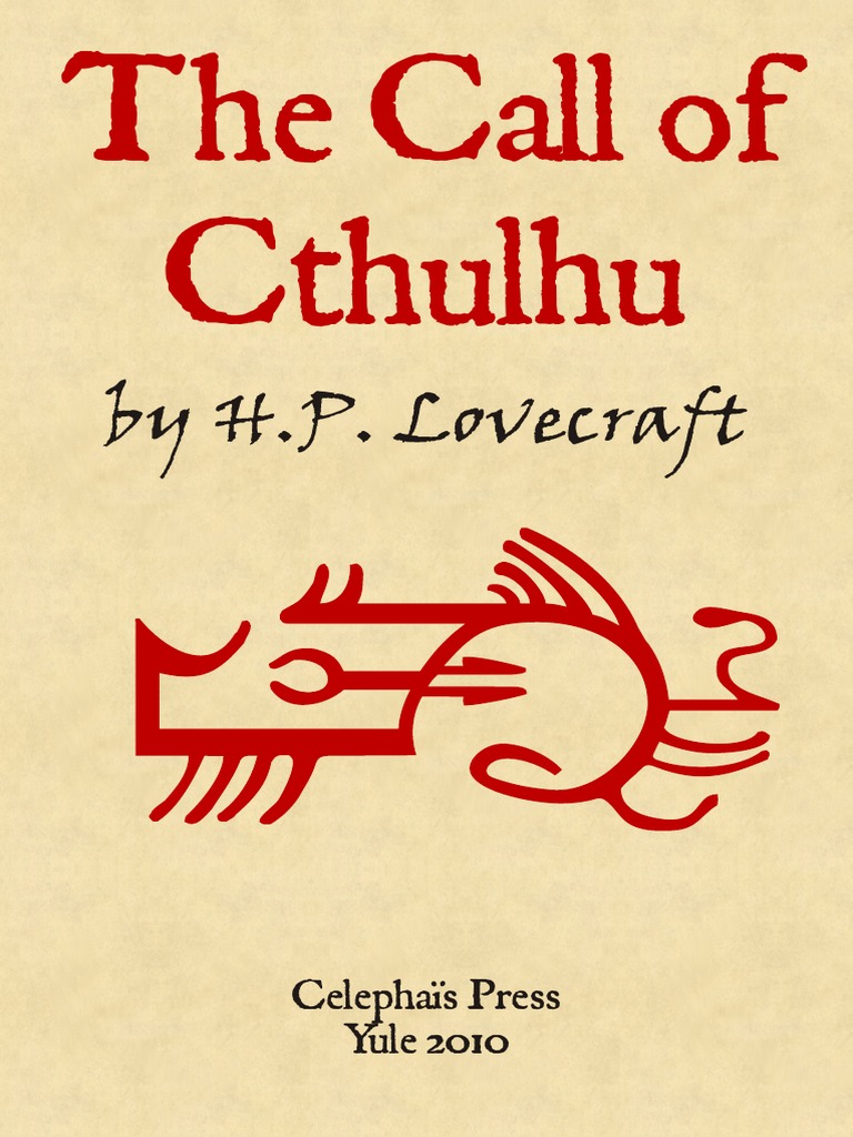 Lovecraft - The Call of Cthulhu | PDF | H. P. Lovecraft