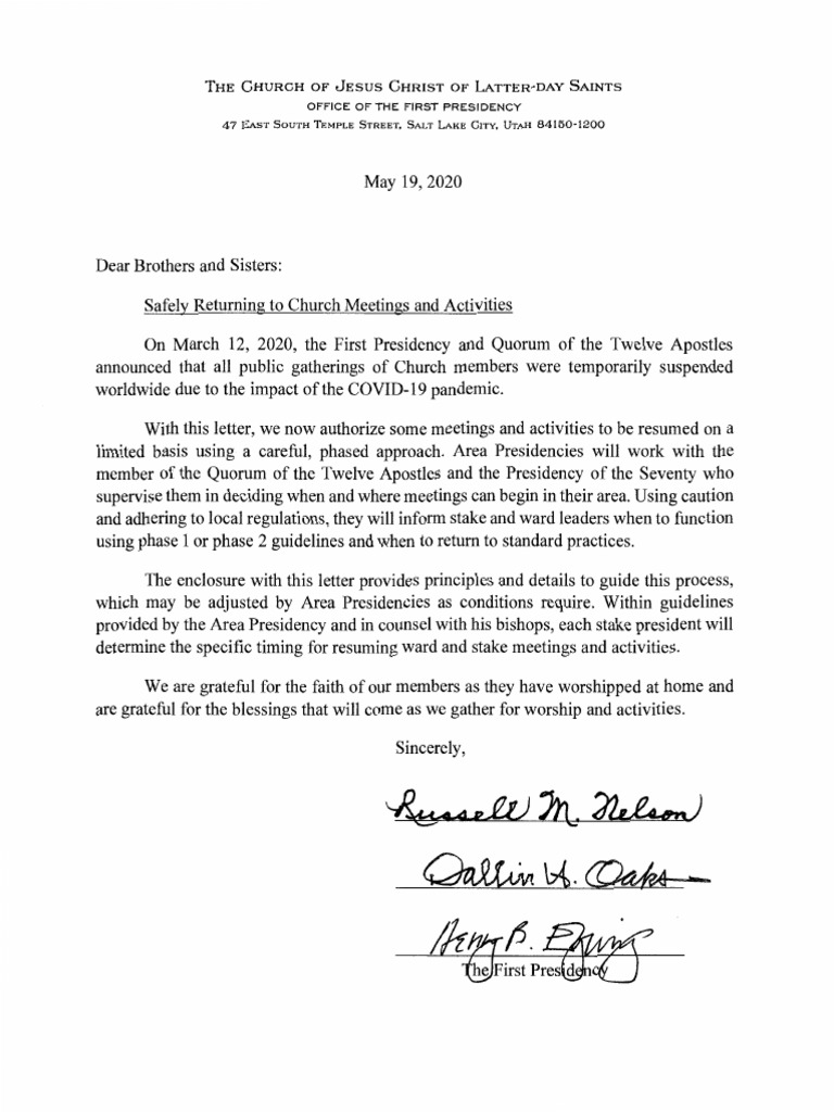 LDS Church Guidelines | Download Free PDF | Eucharist | Confirmation