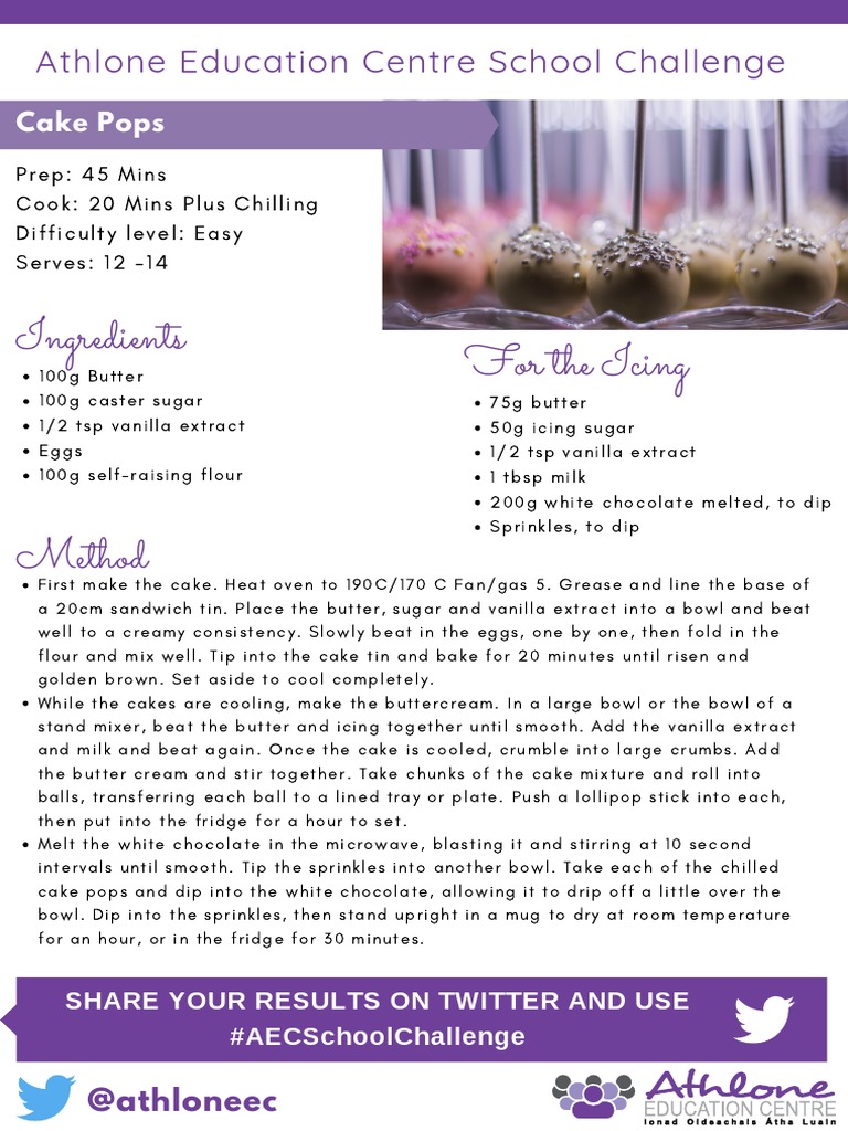 Easy Cake Pops Recipe Guide | PDF