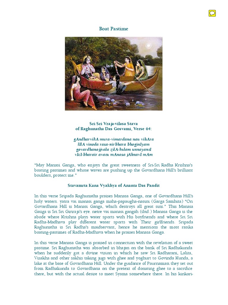 Boat Pastime - Eng | PDF | Krishna | Hinduism